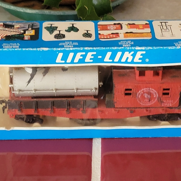 life-like | Toys | Vintage Red Train Toy | Poshmark